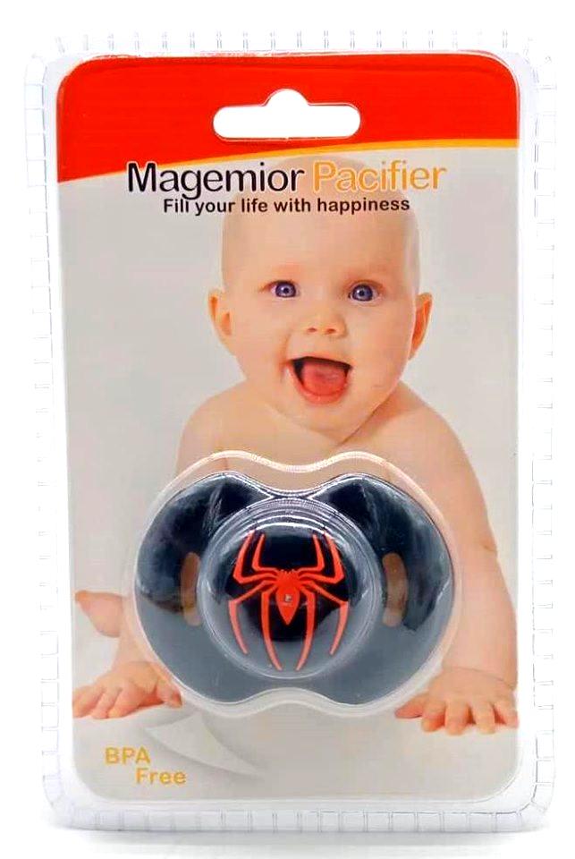 Magemior Baby Spider man Black Boys Pacifier – Globalstock