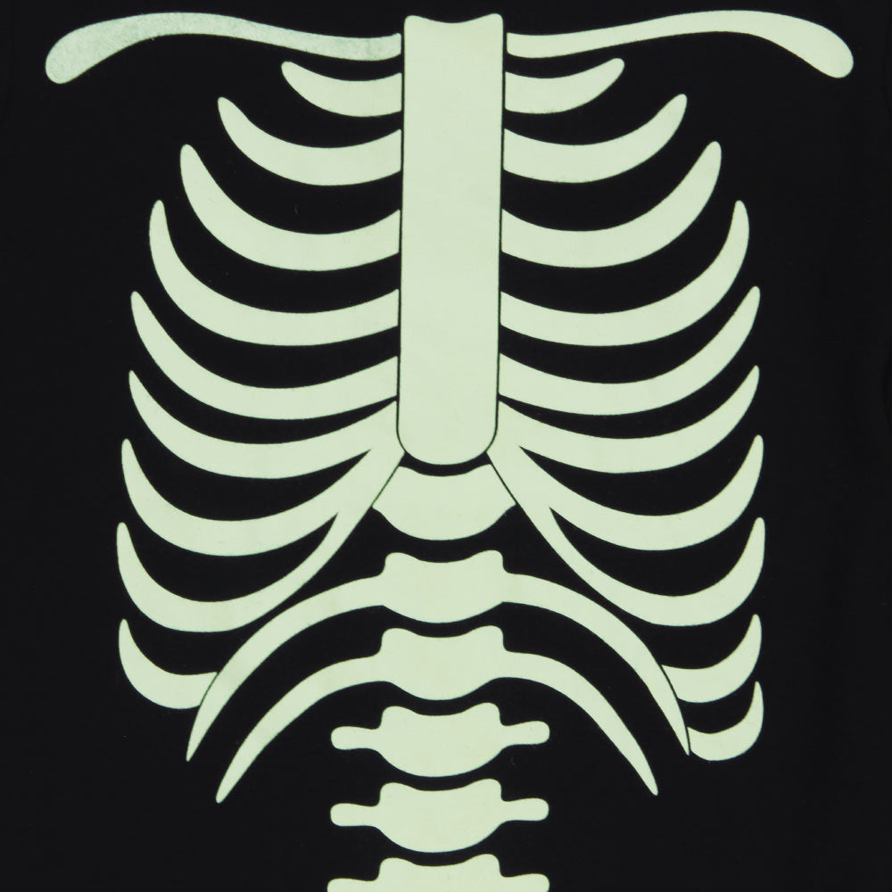 GEORGE Skeleton Glow in the Dark Black Cotton Tshirt – Globalstock