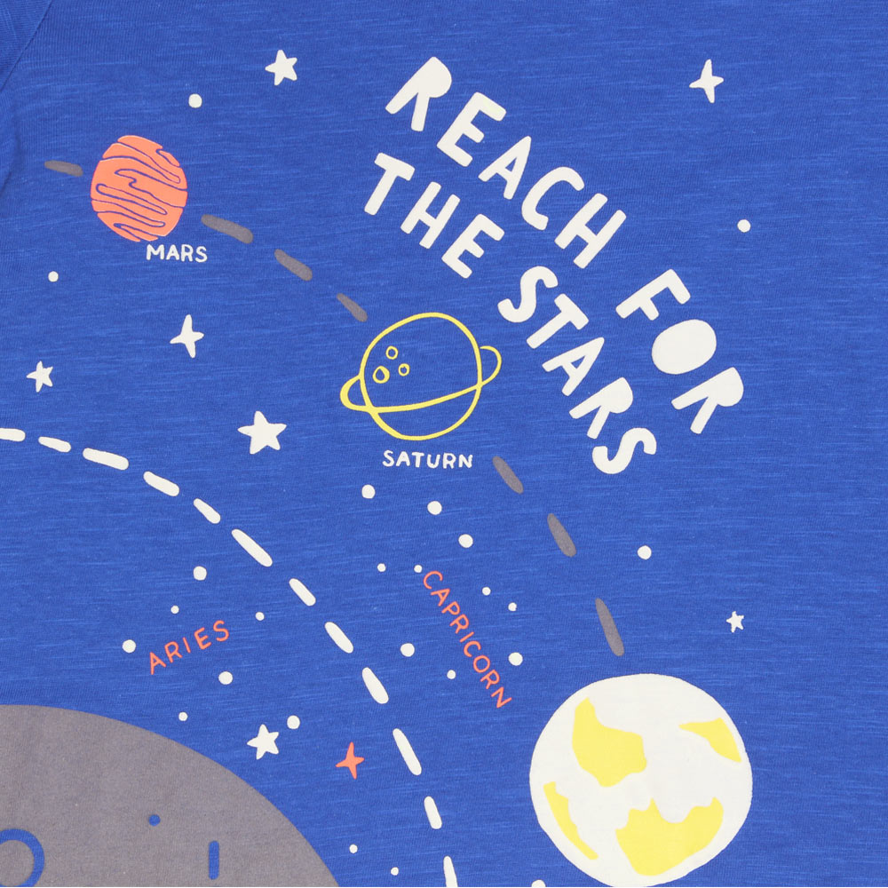 MOTHER CARE Stars Print Blue Boys Premium Cotton Tshirt – Globalstock
