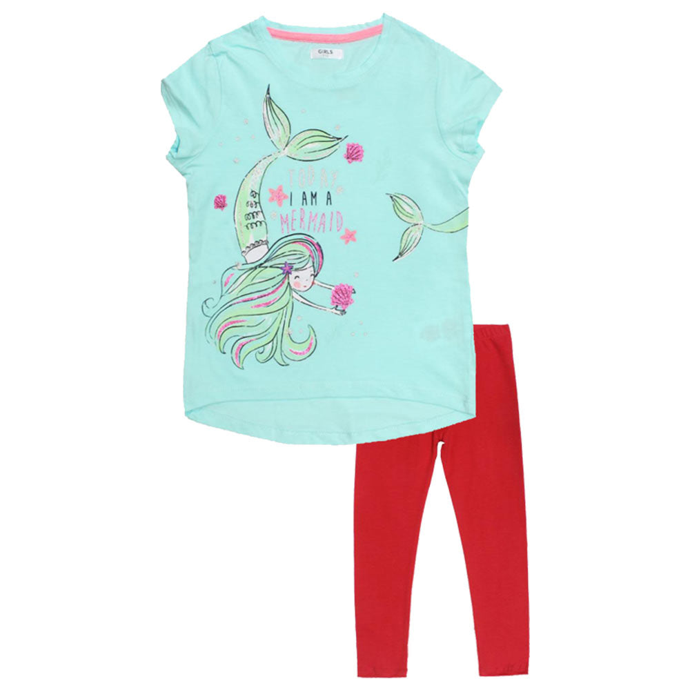 PEPCO Blue Girls Cotton 2 Piece Set – Globalstock